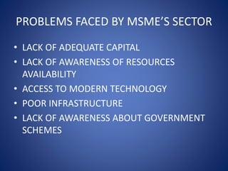 PPT on MSME | PPTX