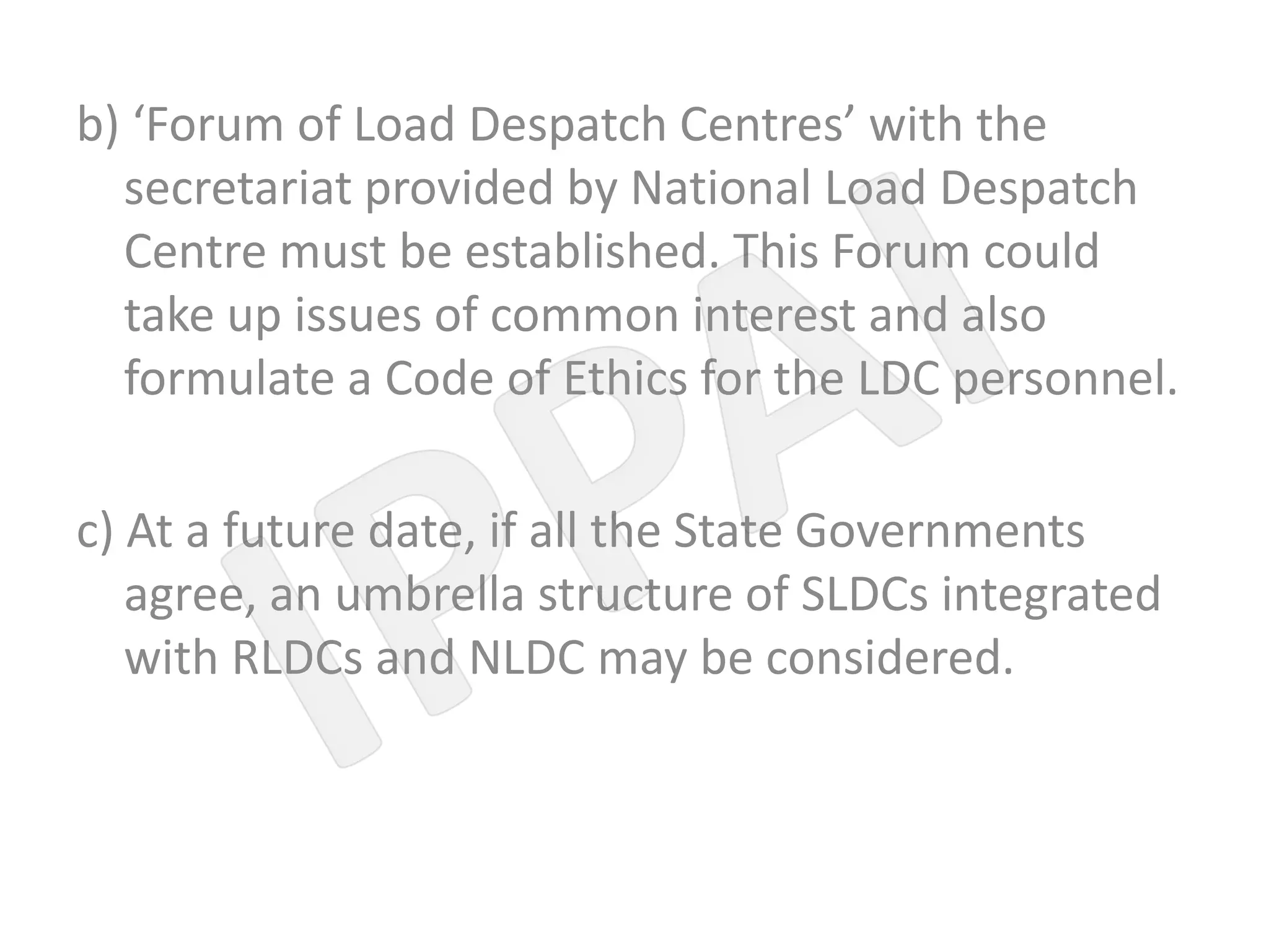 EMPOWERMENT OF SLDC & RLDCs | PDF