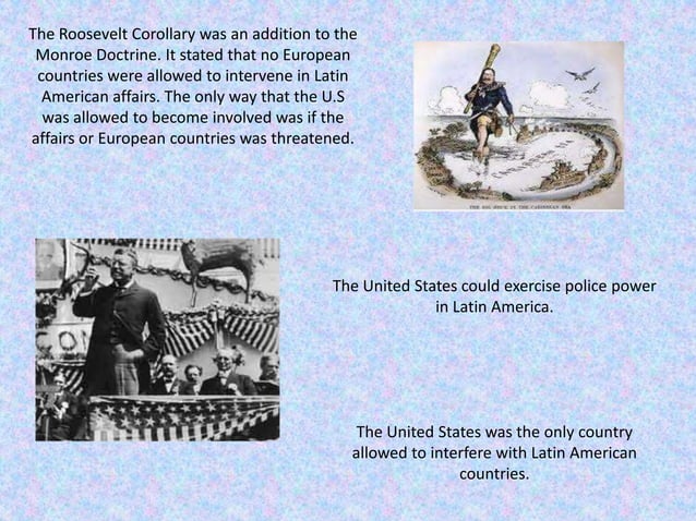 PPT - Roosevelt Corollary - IIA2 | PPTX | Civic affairs | Politics