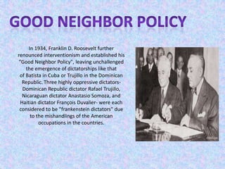 PPT - Roosevelt Corollary - IIA2 | PPTX | Civic affairs | Politics