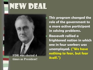 Roosevelt and a_new_deal | PPT