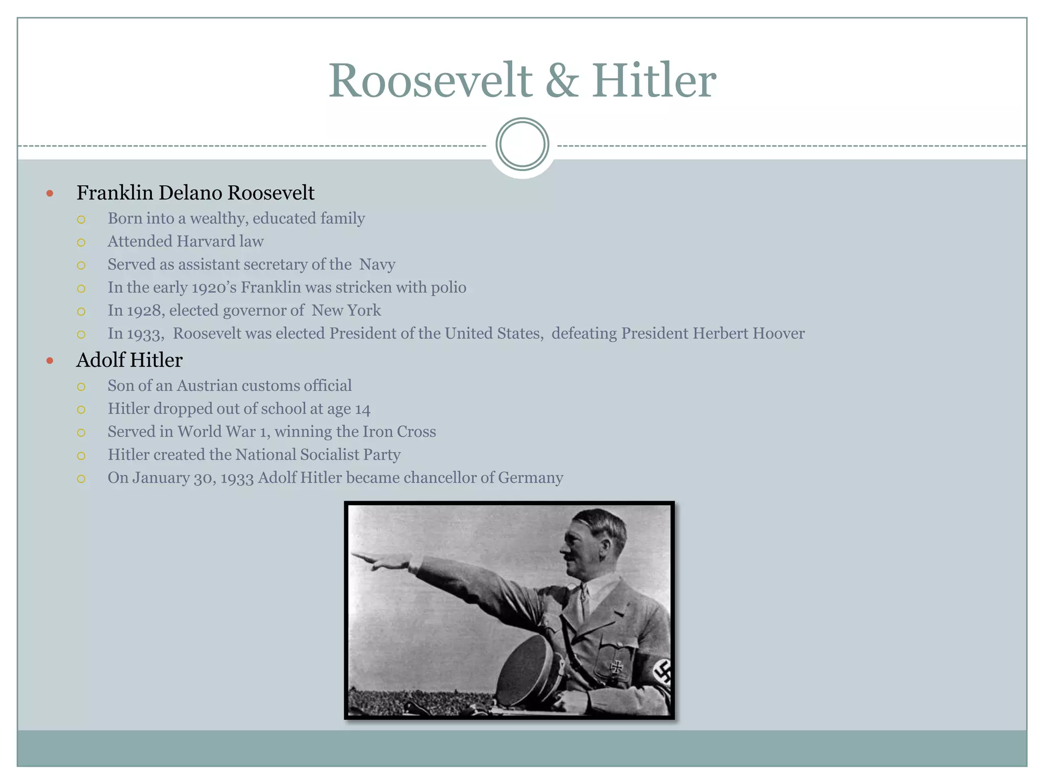 Rooseveltandhitler | PPTX
