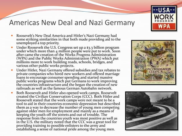 Roosevelt and Hitler Compared | PPTX