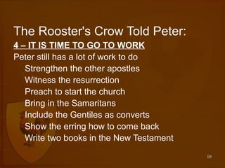 Rooster woke up peter | PPT