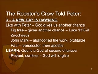 Rooster woke up peter | PPT