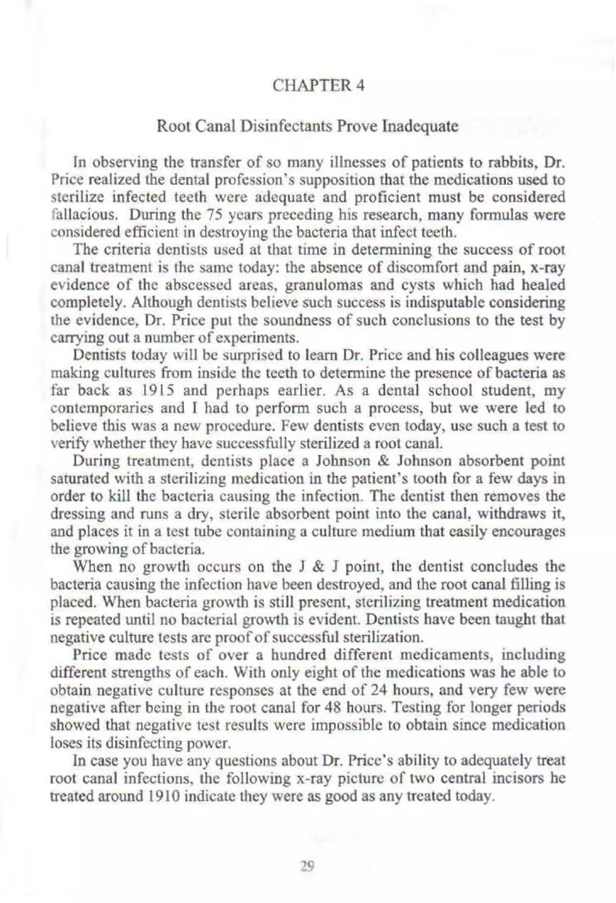 Root canal cover up 1996 | PDF