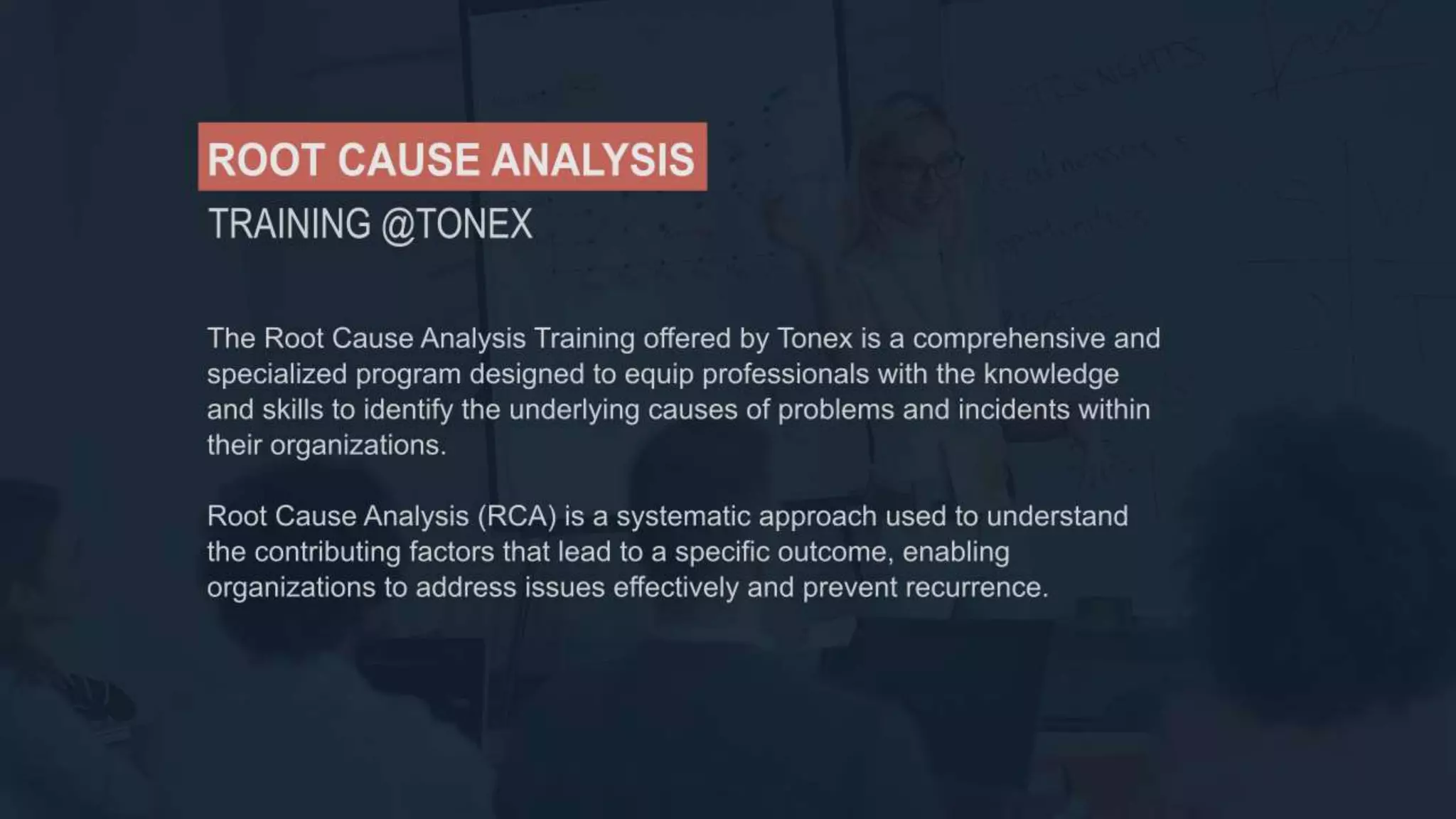 Mastering Root Cause Analysis: Empower Your Team with Tonex's ...