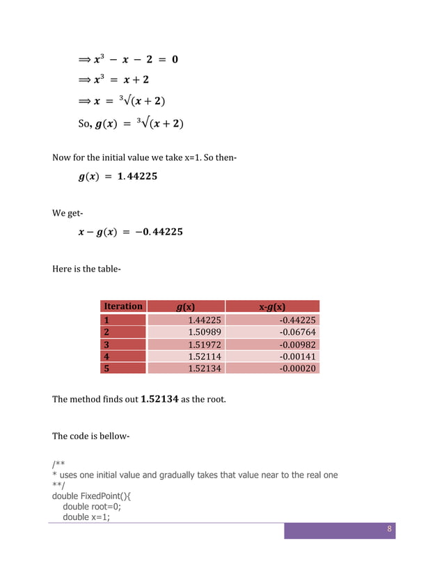 Numerical Method Analysis: Algebraic and Transcendental Equations (Non-Linear) | PDF