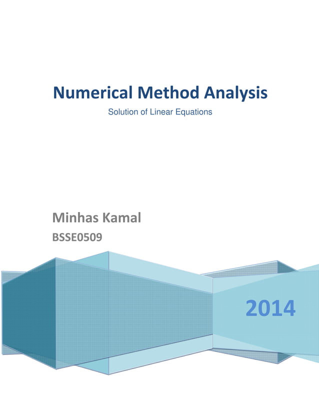 Numerical Method Analysis: Algebraic and Transcendental Equations (Linear) | PDF