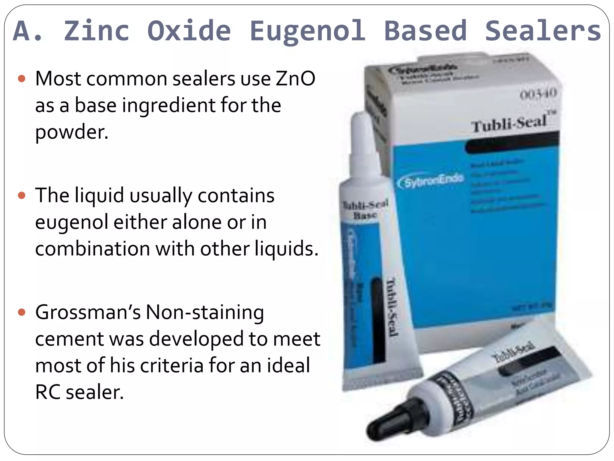 Root Canal Sealers | PPTX