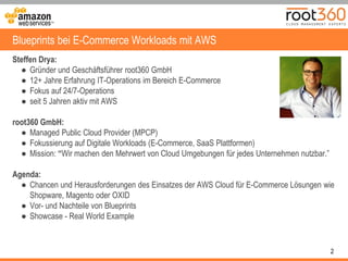Blueprints bei E-Commerce Workloads mit AWS | PPT
