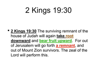Root and Fruit (Isaiah) | PPTX | Christianity | Religion & Spirituality