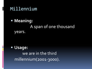Root Word --> ann&enn | PDF