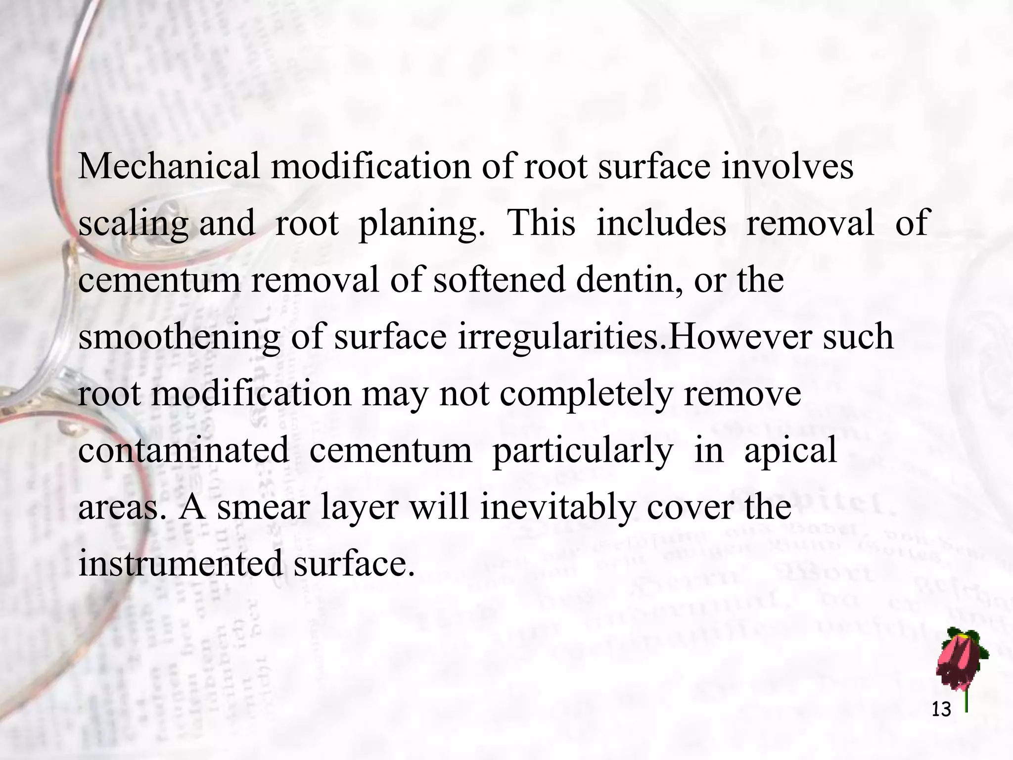 Root biomodification | PPTX
