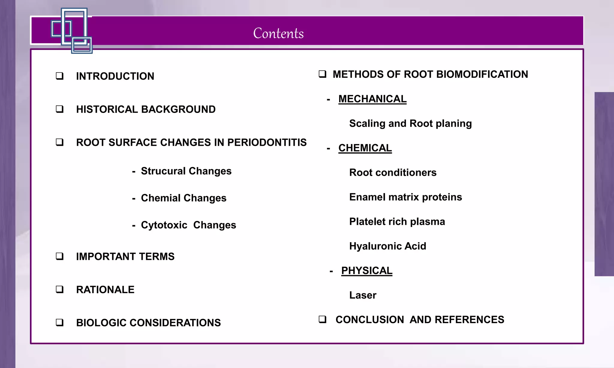 Root biomodification | PPT