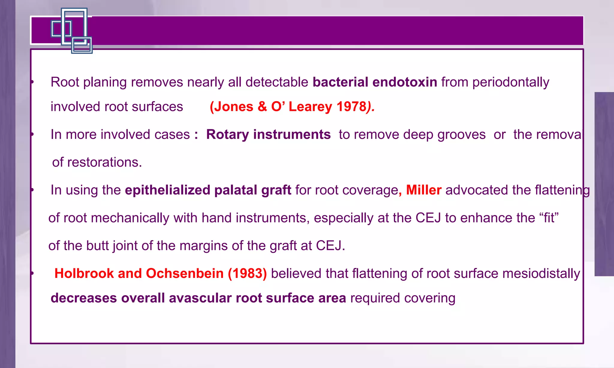 Root biomodification | PPT