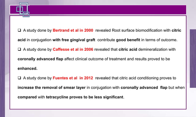 Root biomodification | PPT