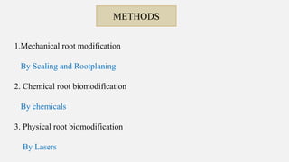 ROOT BIOMODIFICATION | PPTX