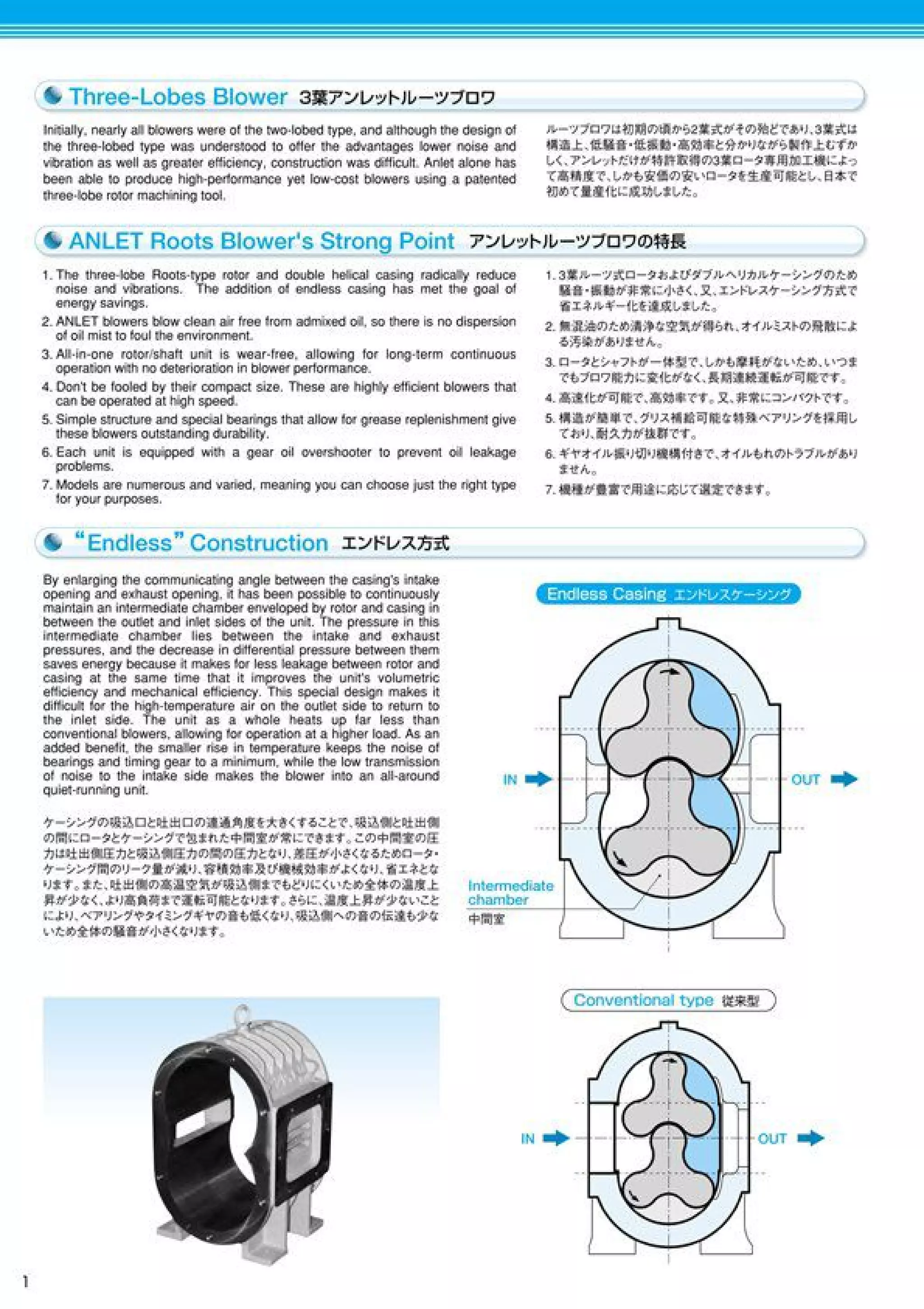Root Blower ANLET PT Multi Jaya Mesindotama | PDF