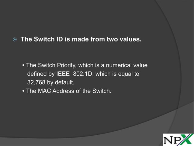 Root Bridge Or Root Switch | PPTX | Computer Networking | Computing