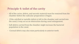 cleaning and shaping of root canals in endodontics | PPTX