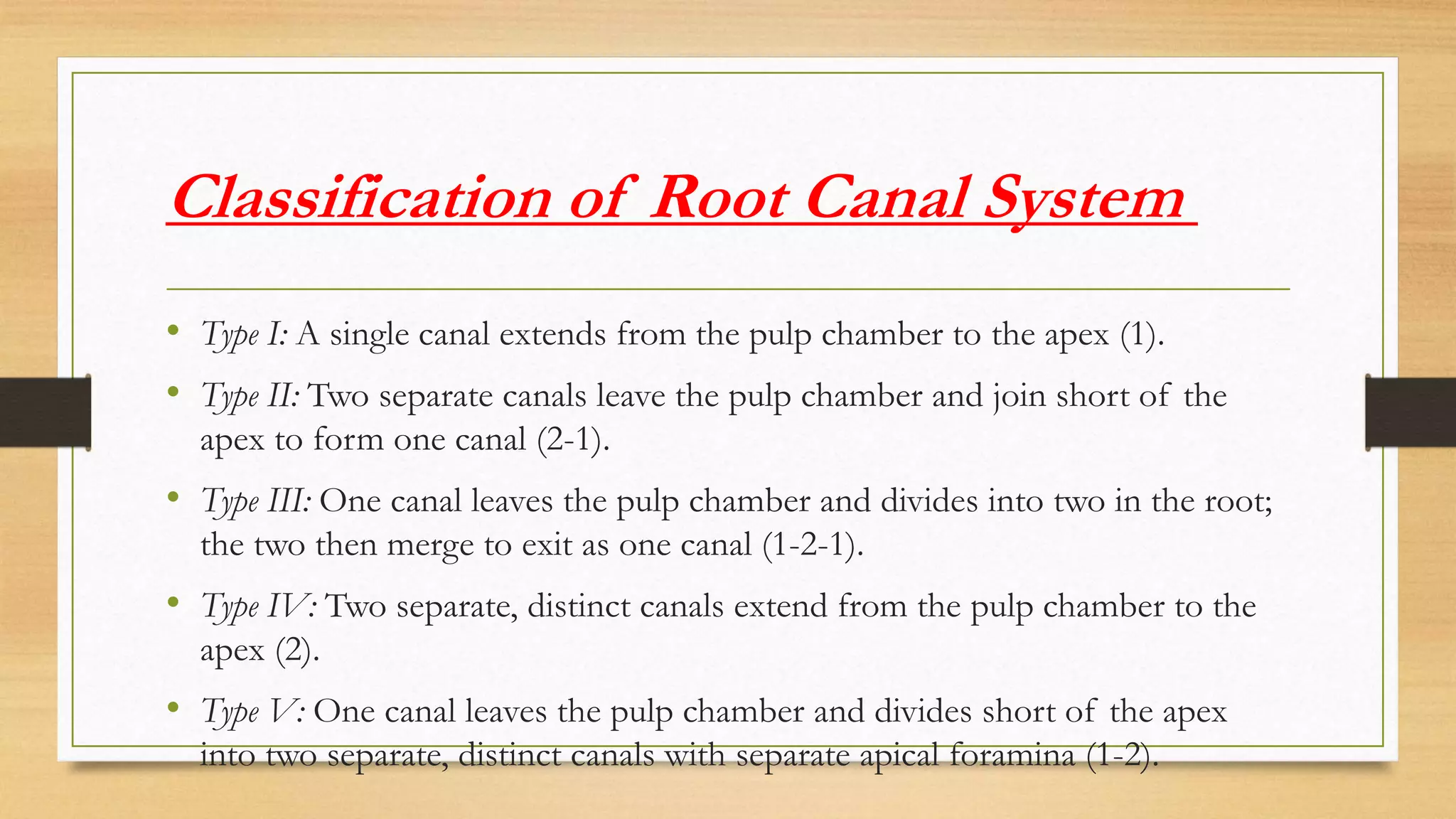 Root canal anatomy | PPTX | Dental Health | Diseases and Conditions