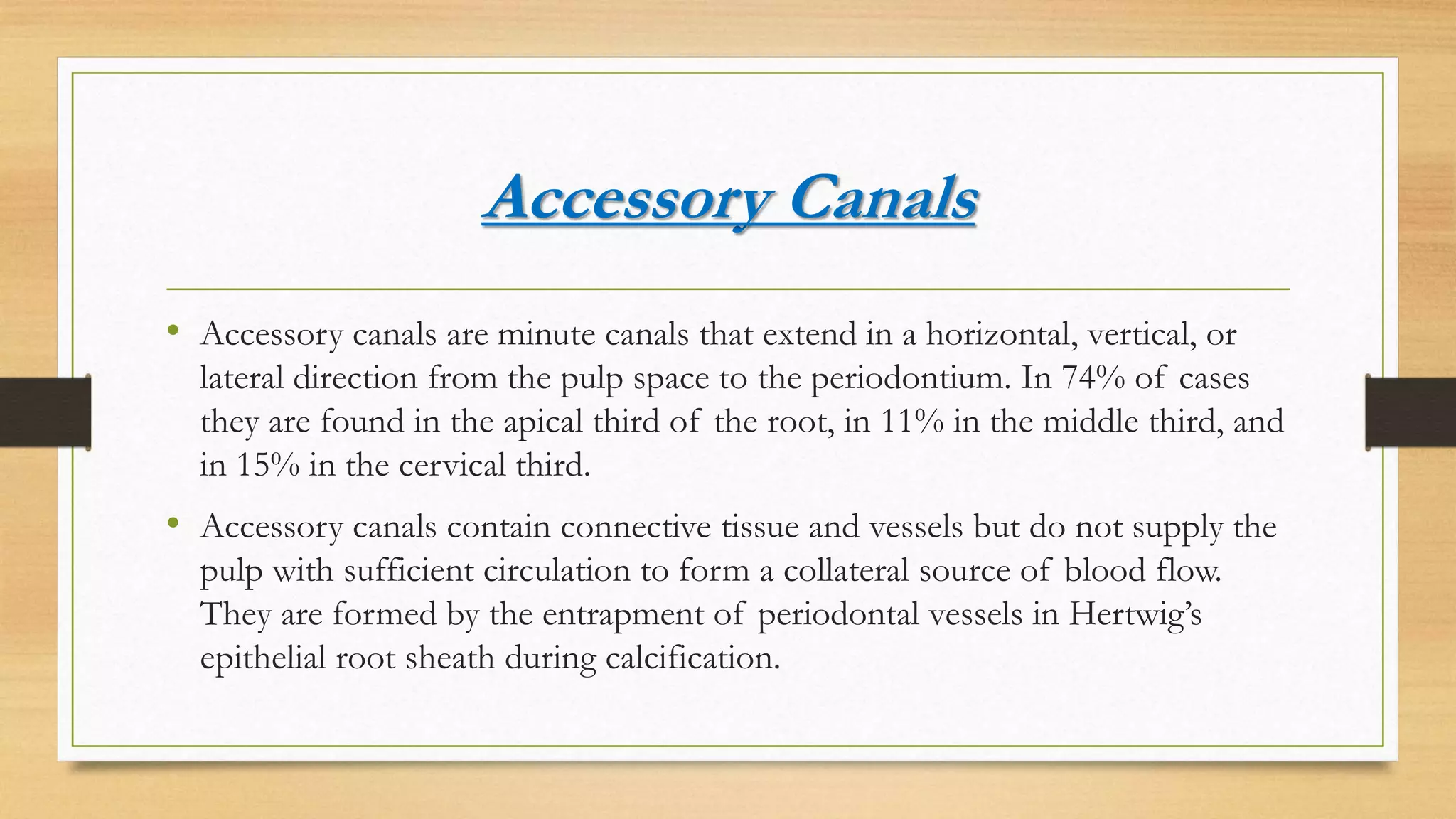 Root canal anatomy | PPTX
