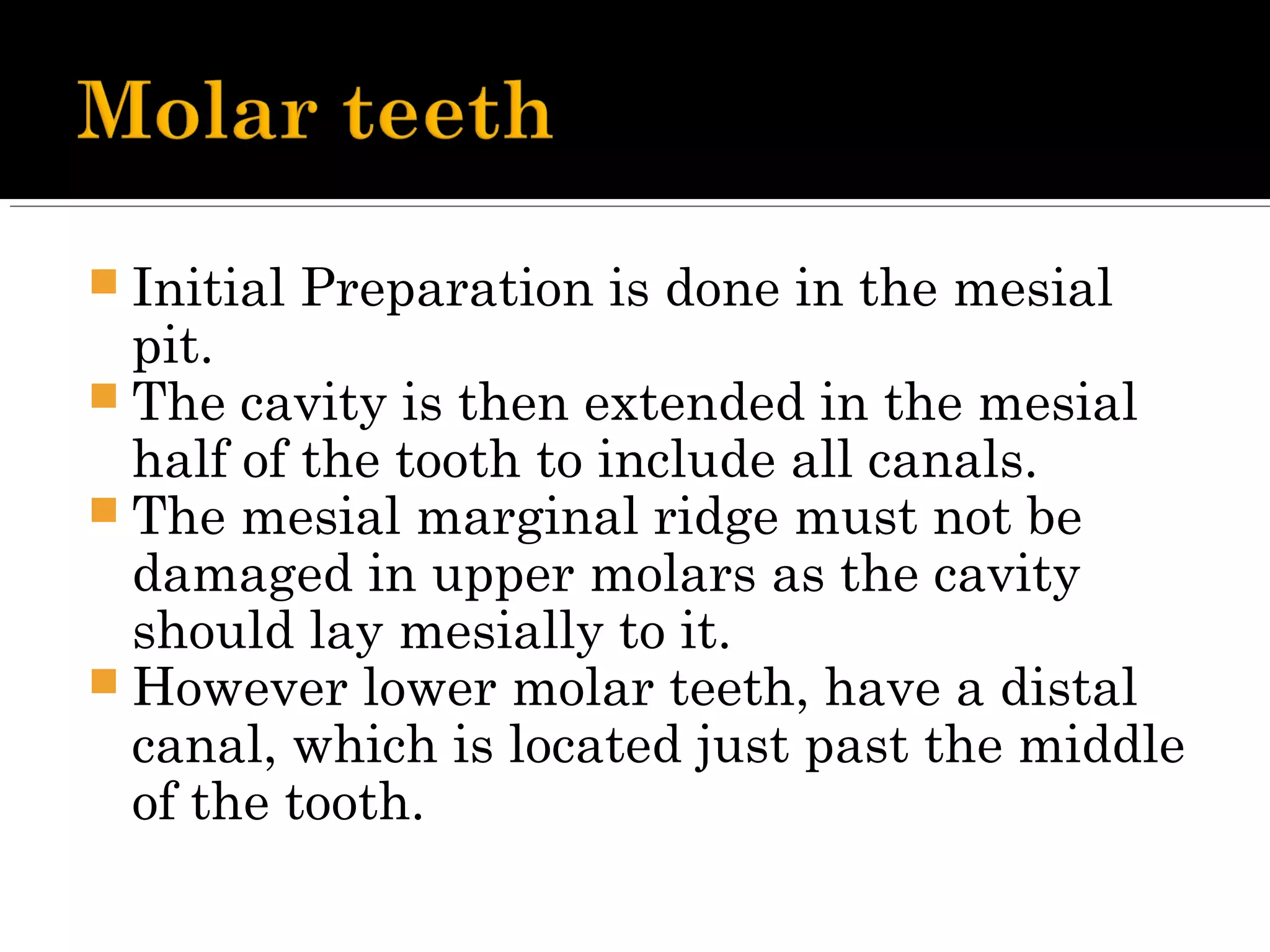 Root canal anatomy and access cavities | PPT
