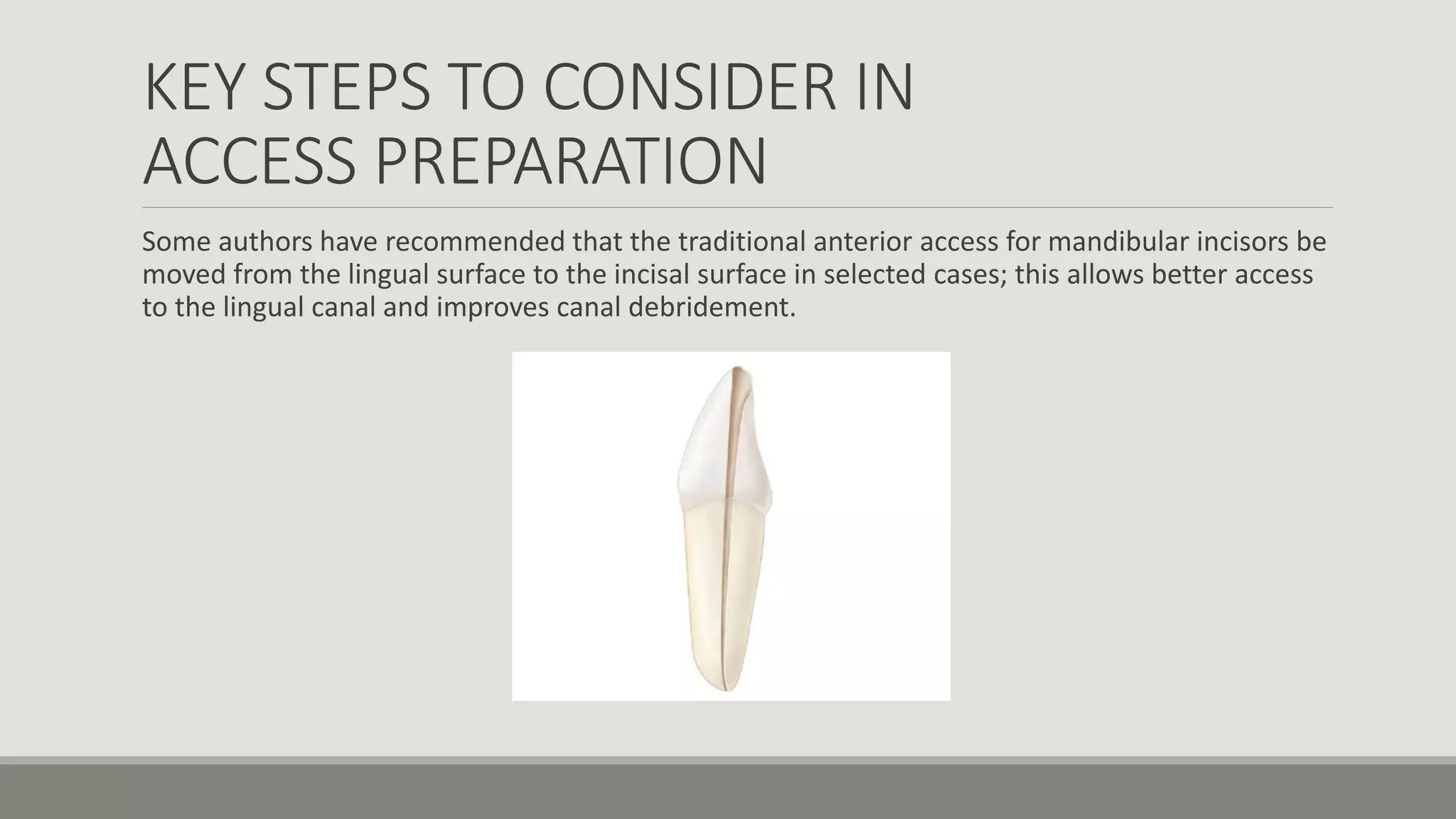 Root canal anatomy for anterior teeth | PPTX
