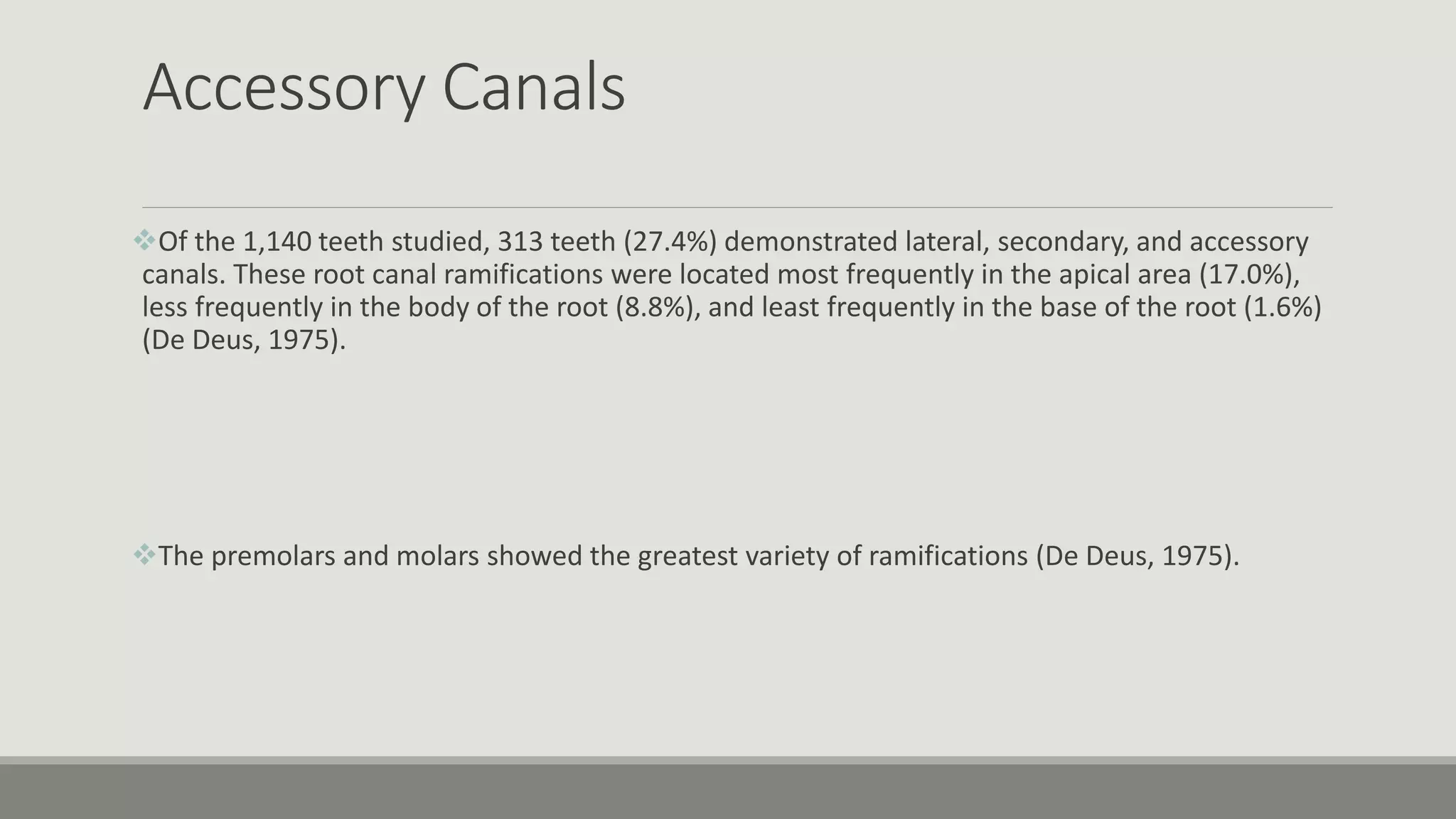 Root canal anatomy for anterior teeth | PPTX
