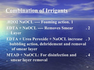 Root canal irrigants | PPT