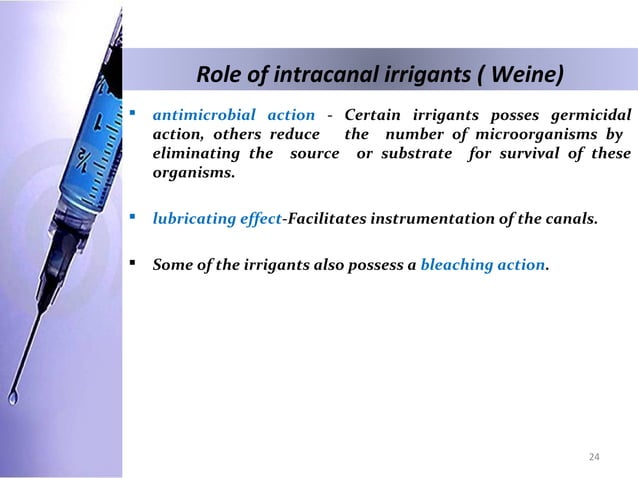 Root canal irrigants and devices | PPT
