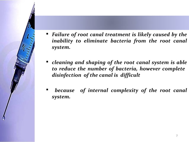 Root canal irrigants and devices | PPT
