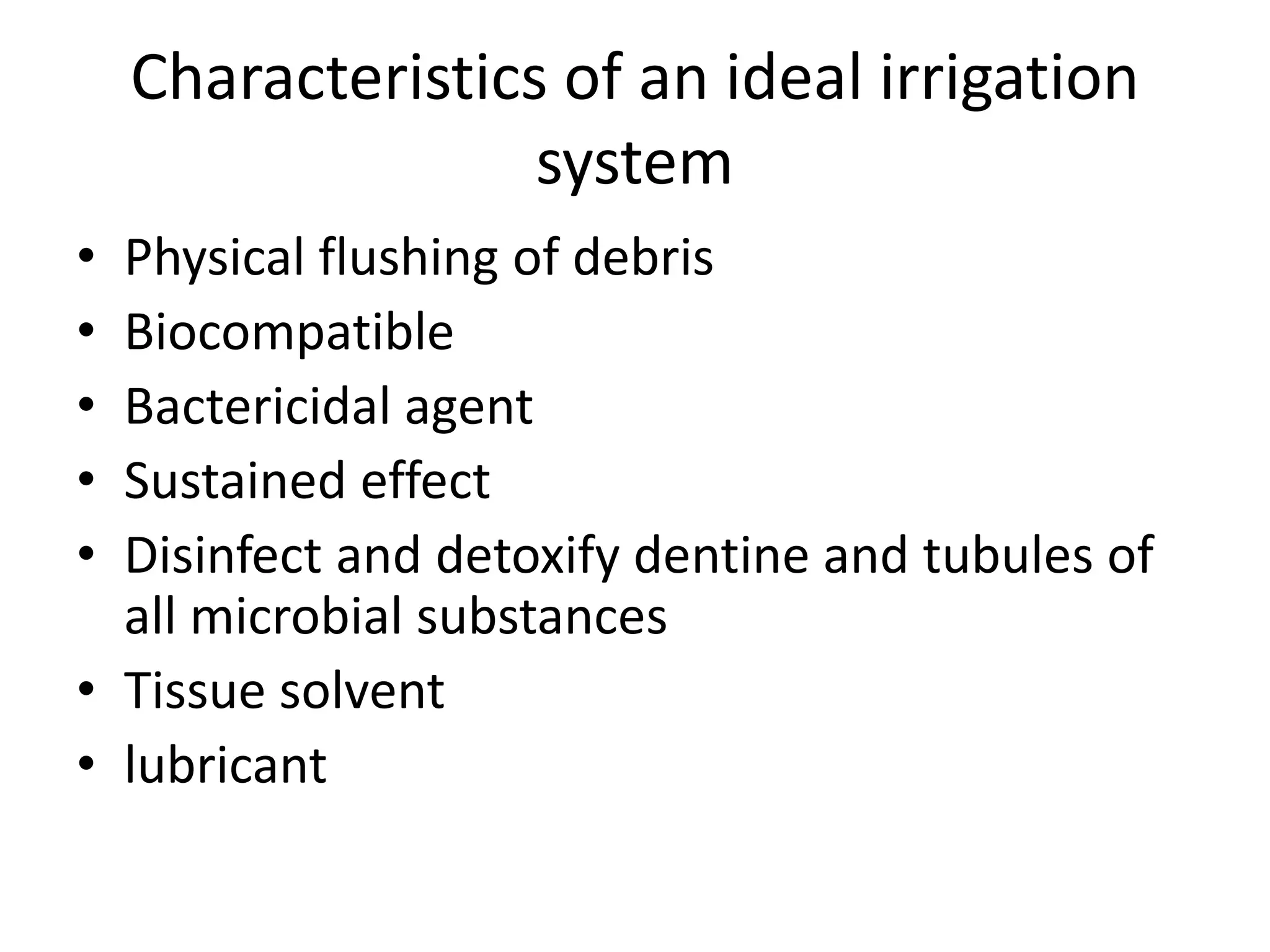 Root Canal Irrigation in RCT | PPTX