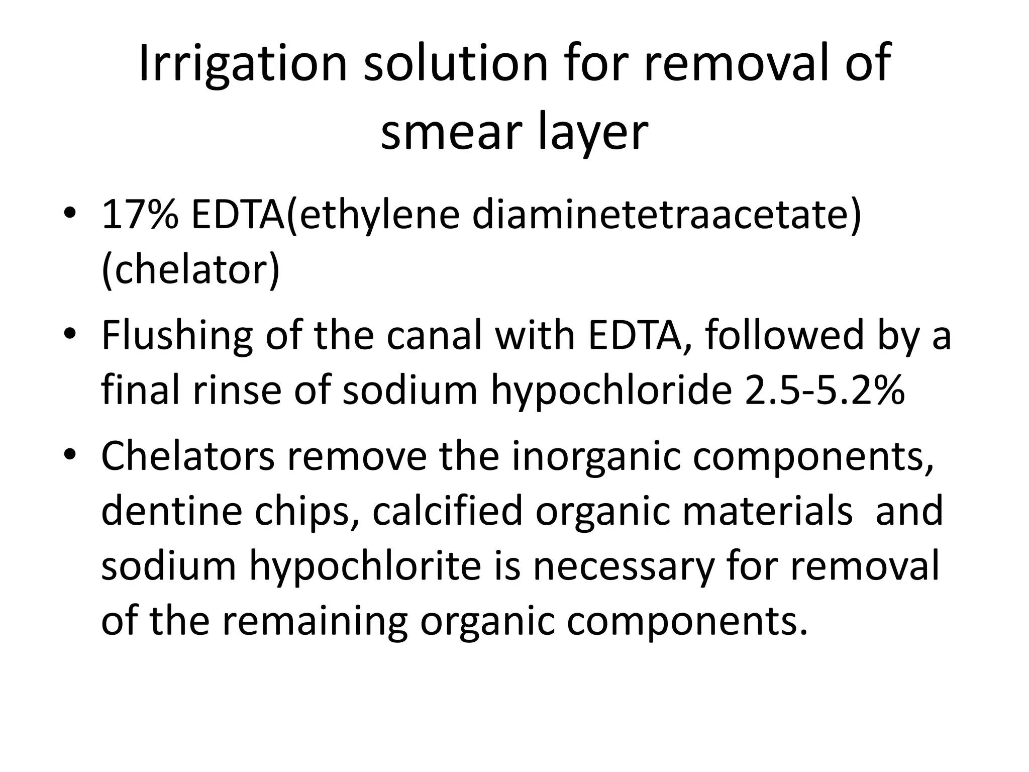 Root Canal Irrigation in RCT | PPTX