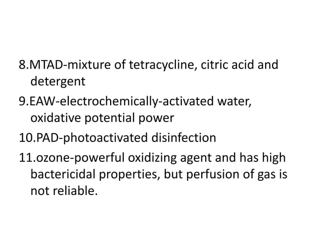 Root Canal Irrigation in RCT | PPTX | Dental Health | Diseases and ...