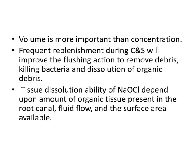 Root Canal Irrigation in RCT | PPTX | Dental Health | Diseases and ...