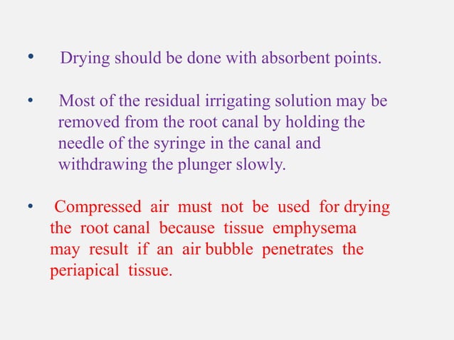 Root canal Irrigation.pptx | First Aid | Injuries