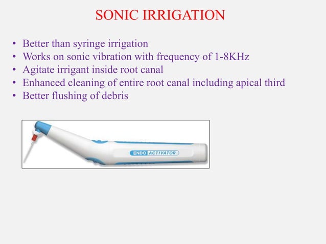 Root canal Irrigation.pptx | First Aid | Injuries