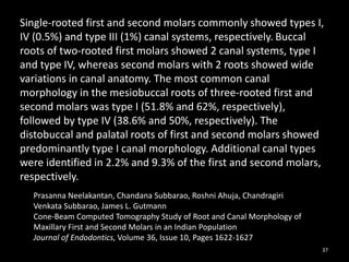 Root canal morphology nidhi | PPTX