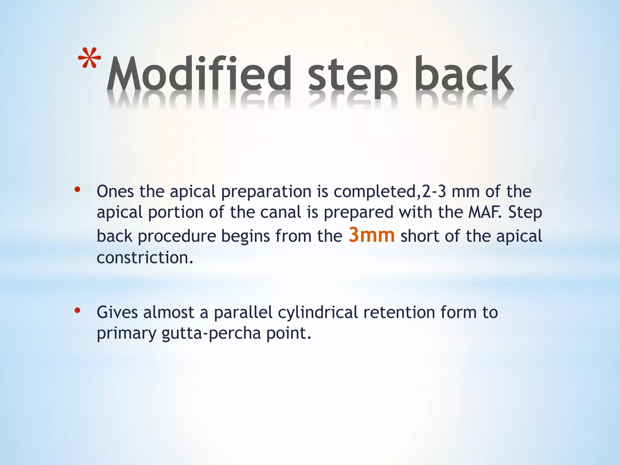 Root canal preparation techniques _ endodontic treatment | PPTX | Oral ...