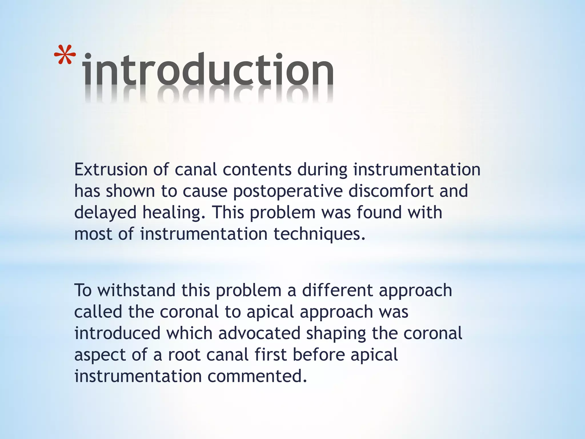 Root canal preparation techniques _ endodontic treatment | PPTX