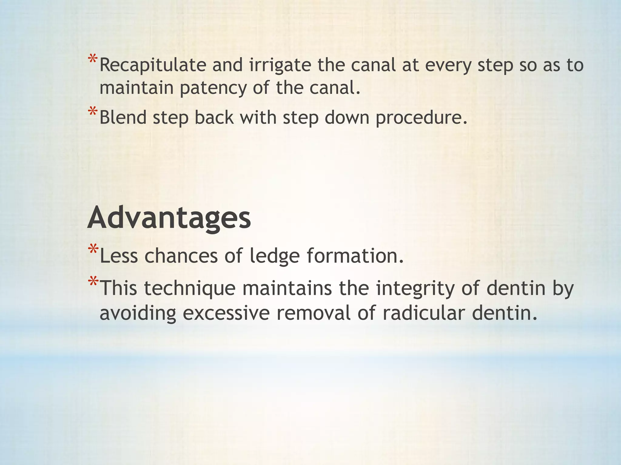 Root canal preparation techniques _ endodontic treatment | PPTX