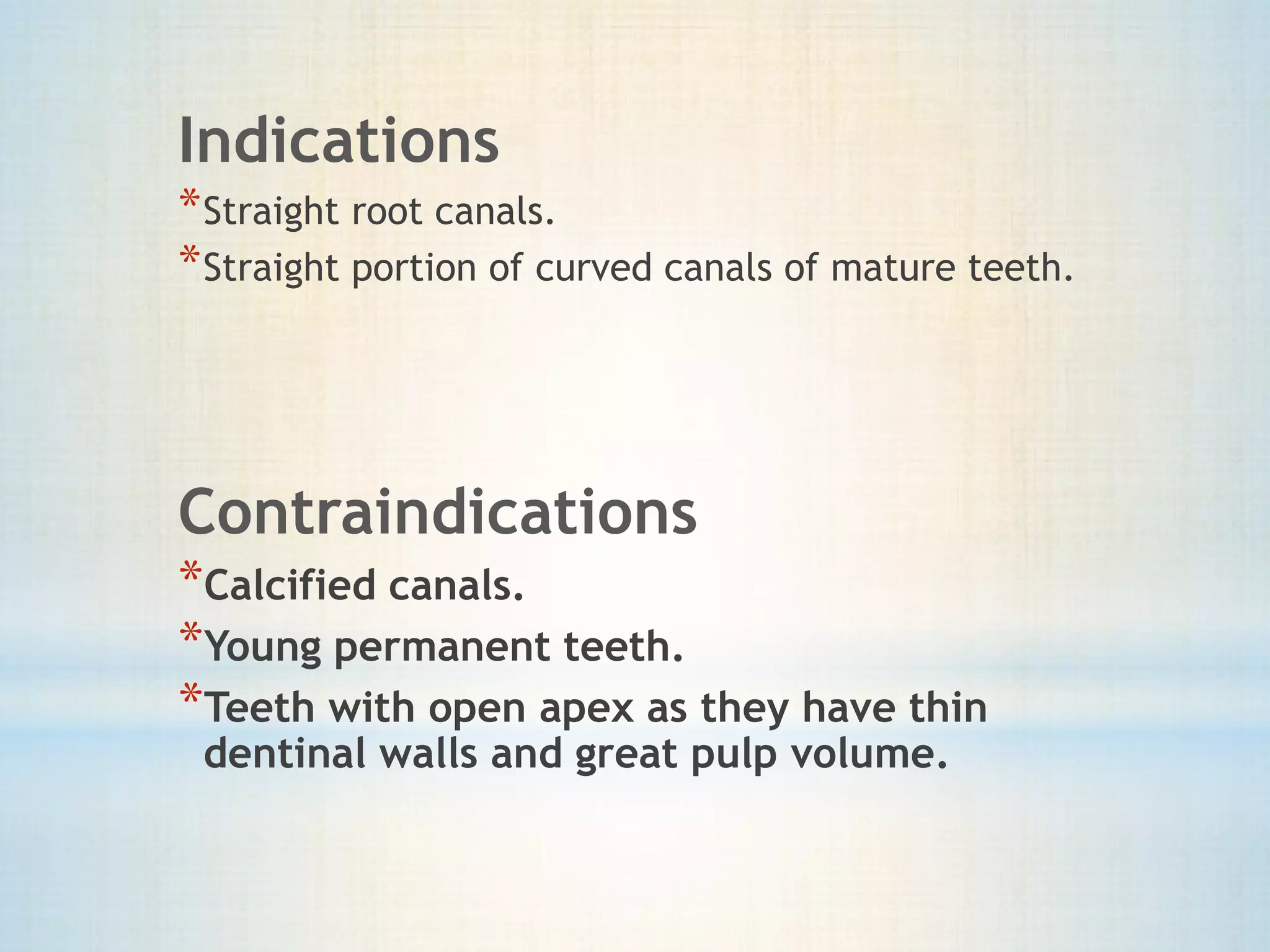Root canal preparation techniques _ endodontic treatment | PPTX