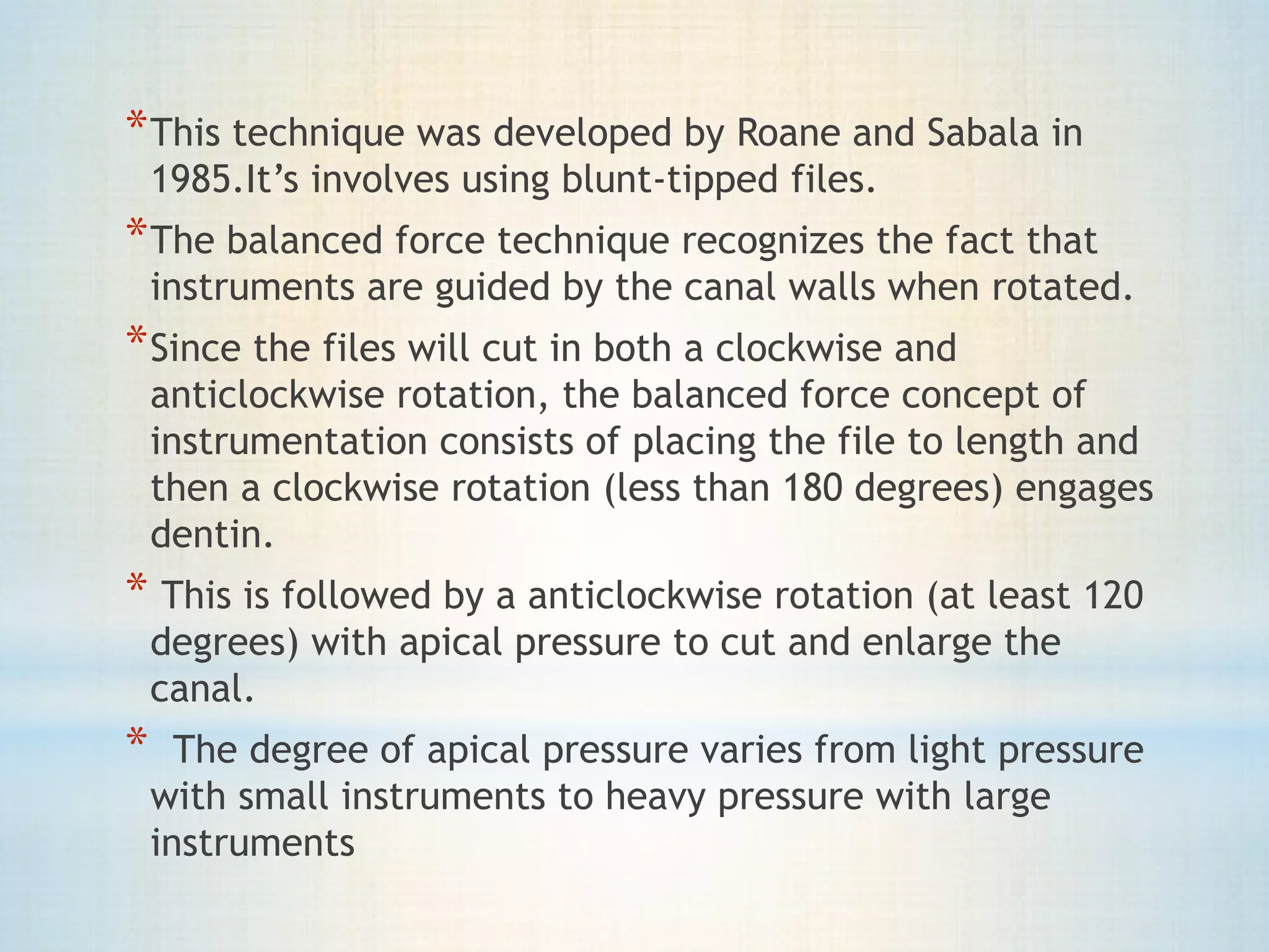 Root canal preparation techniques _ endodontic treatment | PPTX
