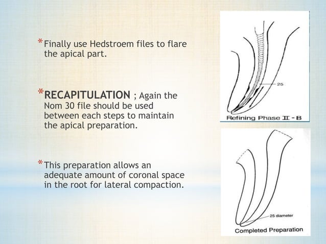 Root canal preparation techniques _ endodontic treatment | PPTX | Oral ...