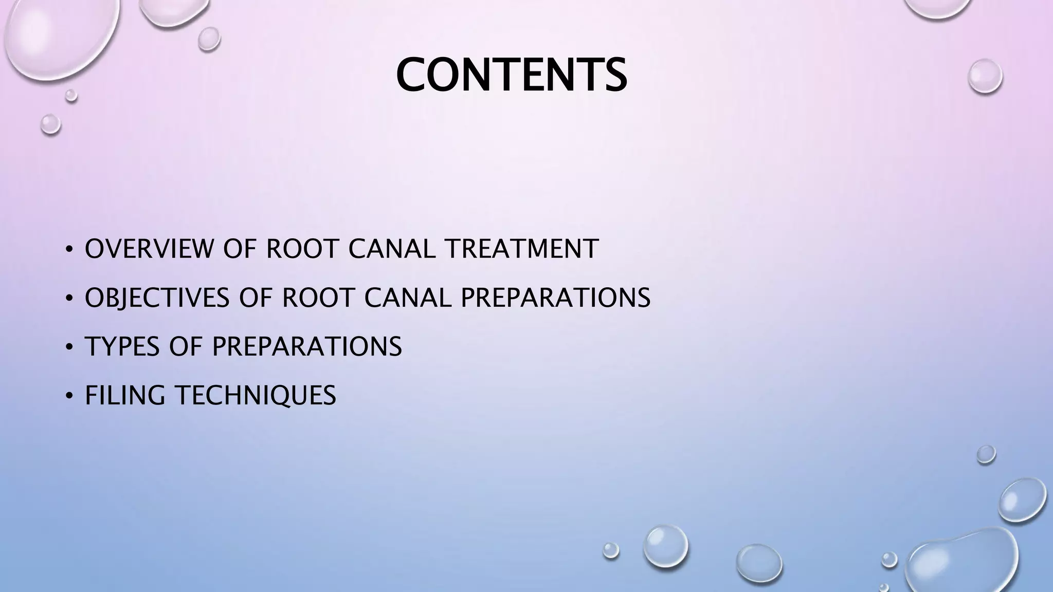 Root canal preparation techniques | PPTX