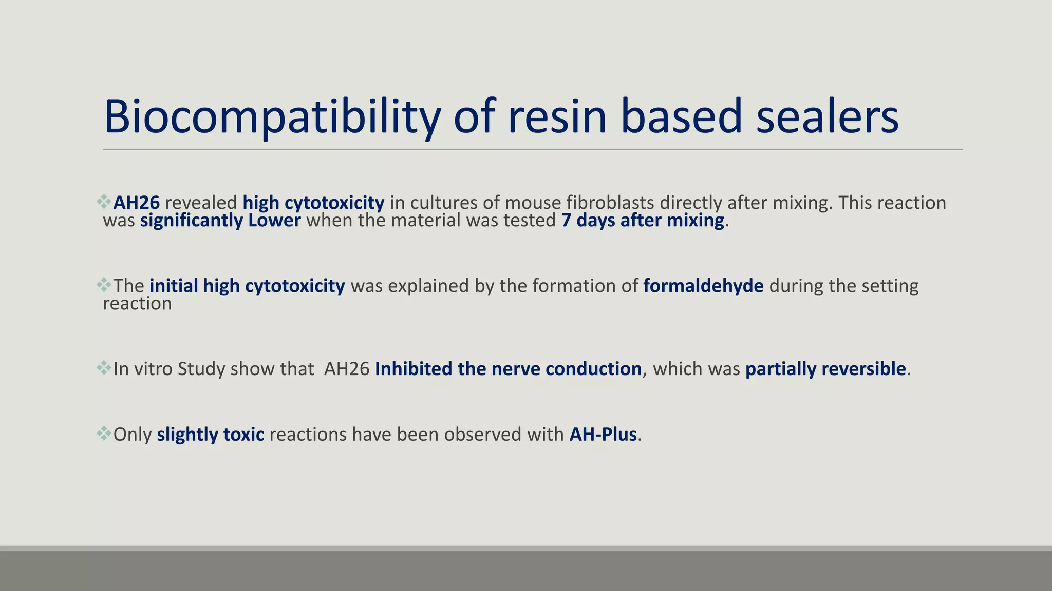 Root canal sealers | PPTX