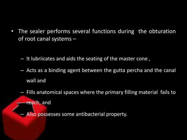 Root Canal Sealers.ppt | Oral care | Personal Care