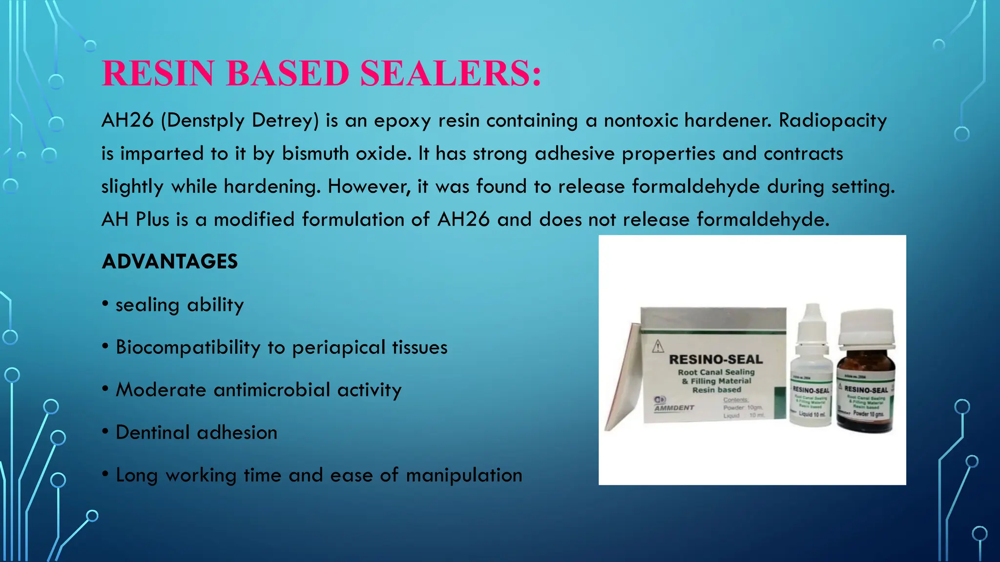 Root canal sealers.pptx definition and properties | PPTX